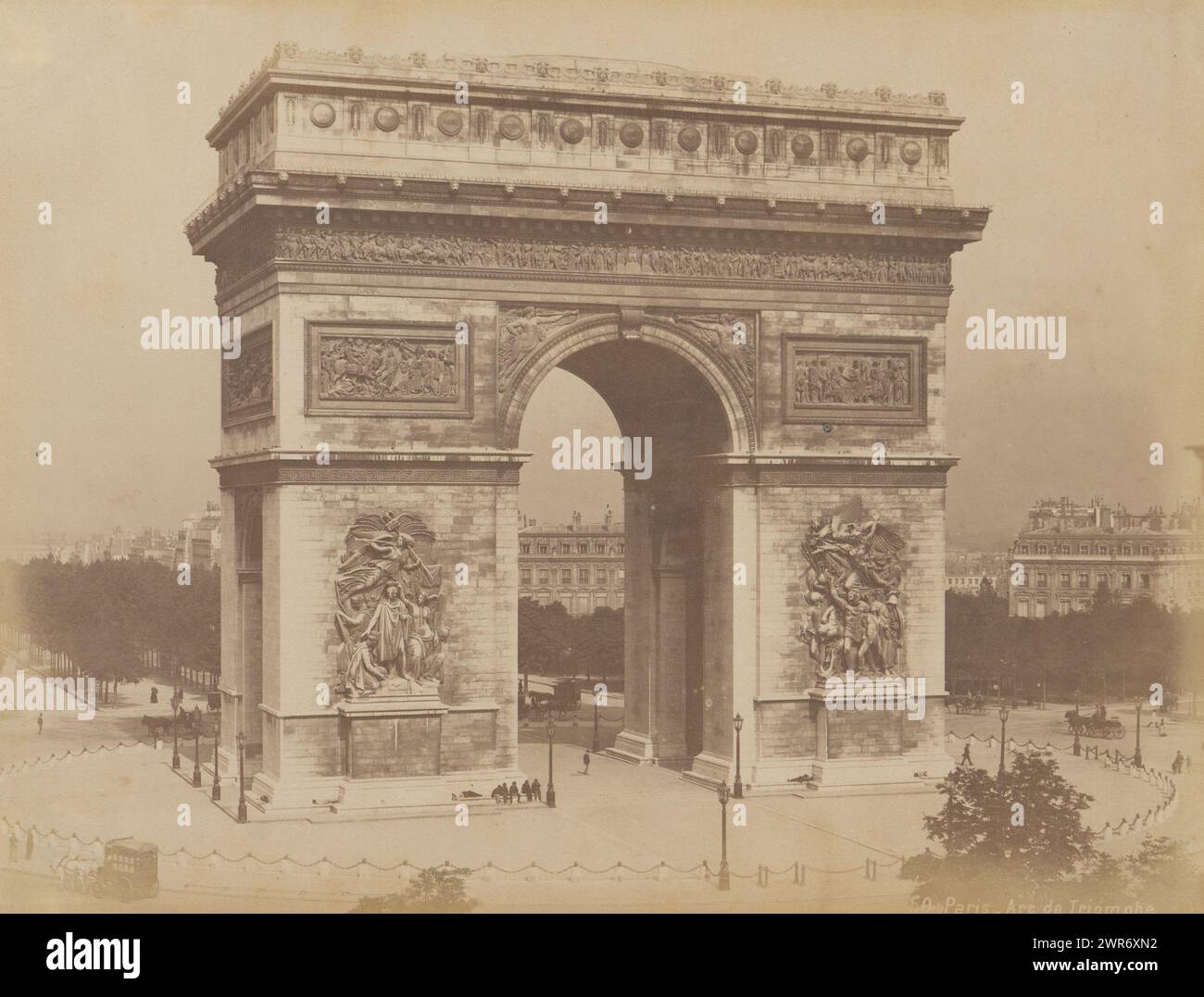 Arc de Triomphe in Paris, This photo is part of an album., anonymous ...