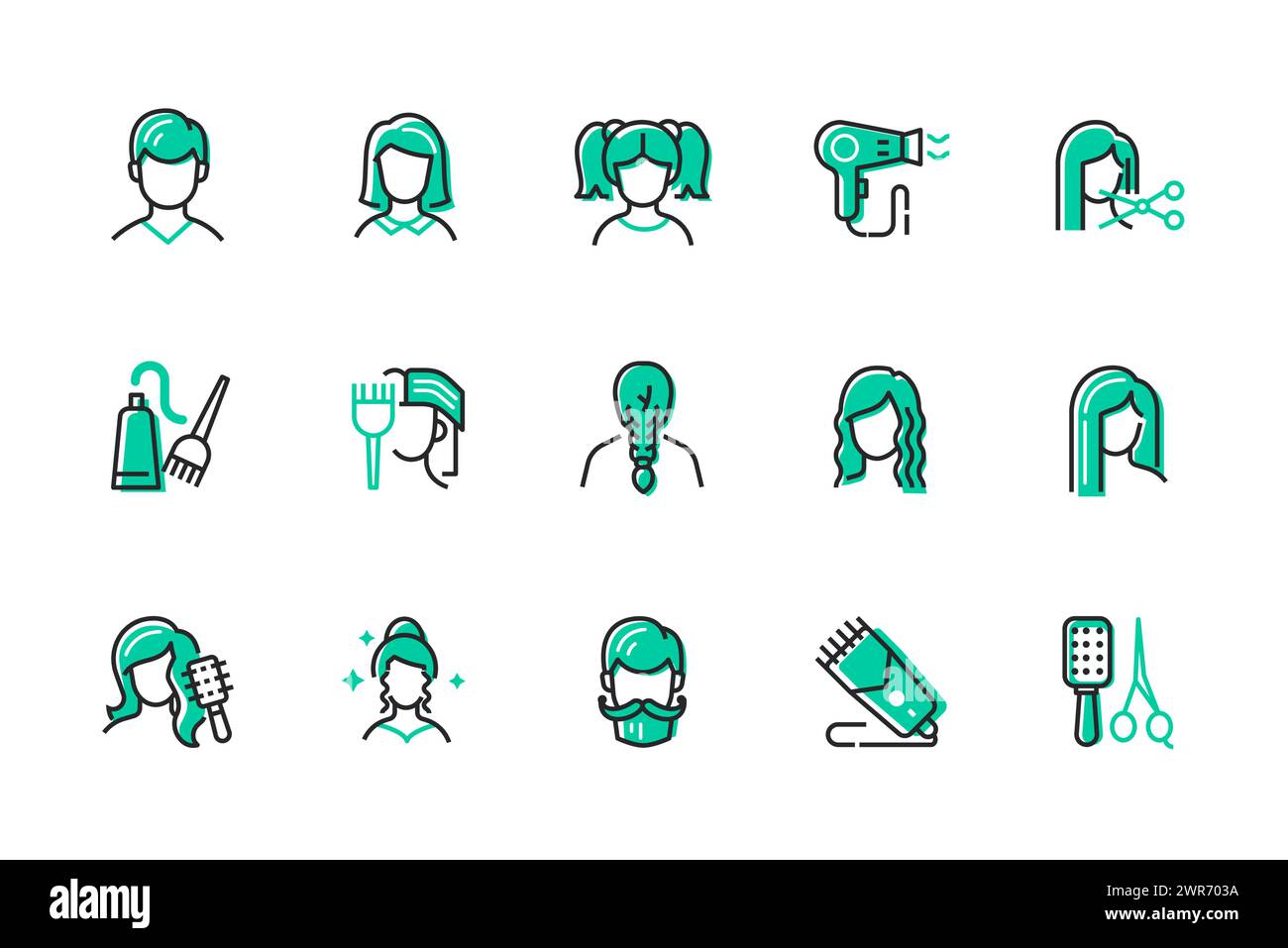 Salon hair dryer head Cut Out Stock Images & Pictures - Alamy