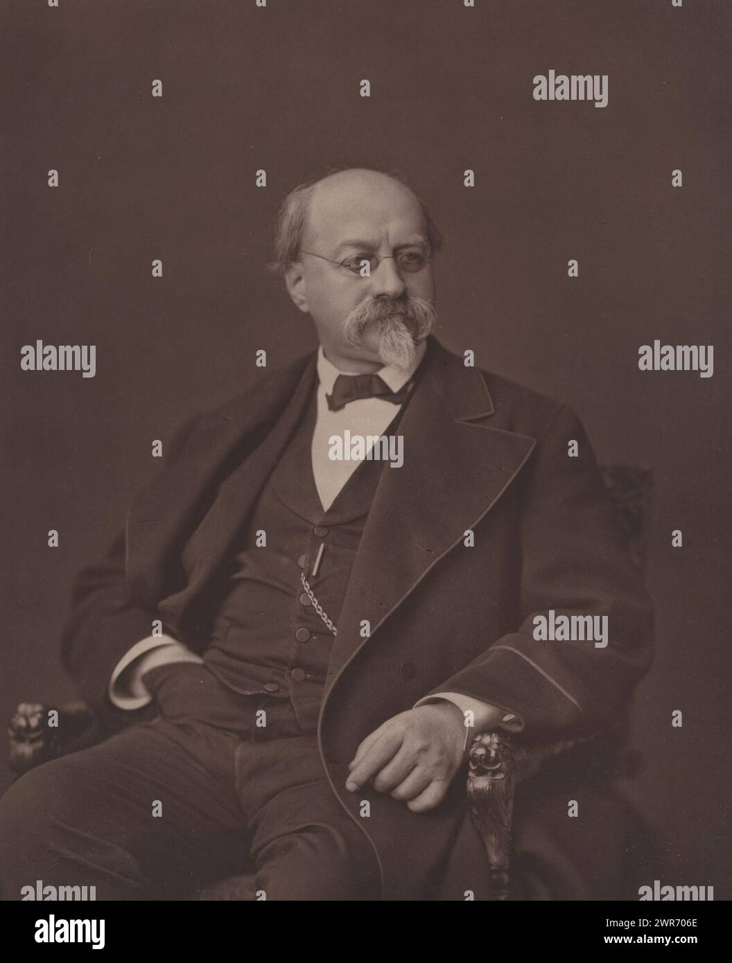 Portrait of Charles-Philippe Robin, Charles-Philippe Robin (title on ...