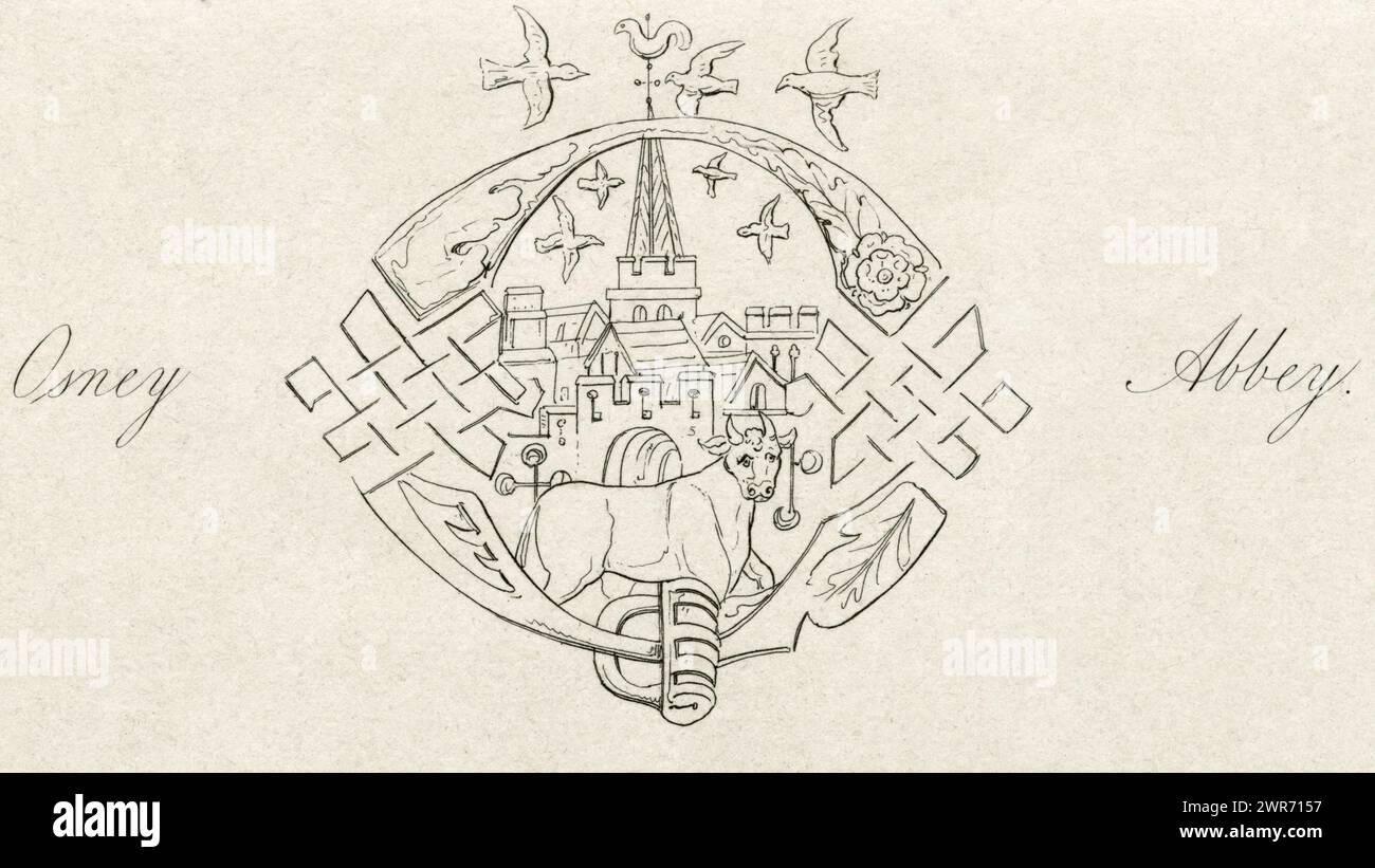 Arms of osney abbey hi-res stock photography and images - Alamy