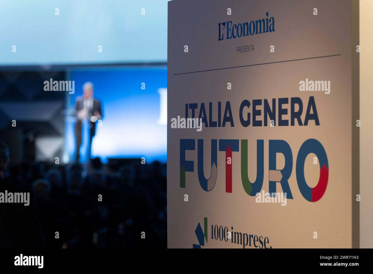Milano, Italia. 11th Mar, 2024. Palazzo Mezzanotte. Evento "Italia ...