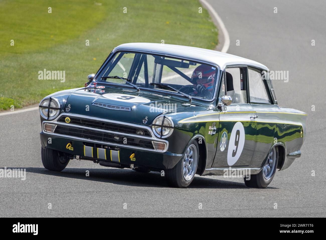 Tiff Needell in the 1965 Ford-Lotus Cortina MkI during the Jim Clark ...
