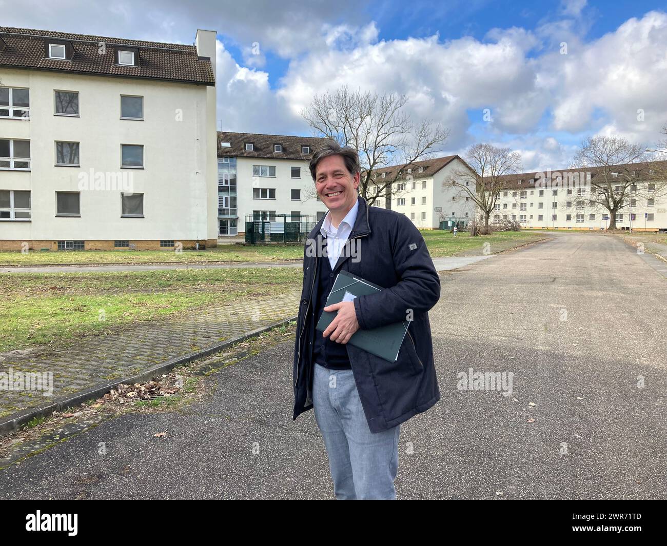 Heidelberg, Germany. 11th Mar, 2024. First Mayor Jürgen Odszuck stands ...