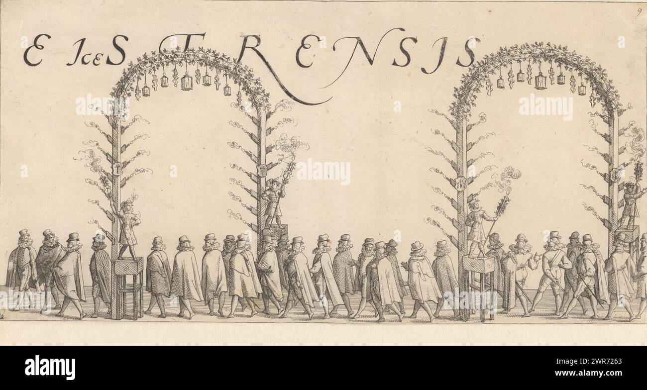 Procession passes under two arches hi-res stock photography and images ...