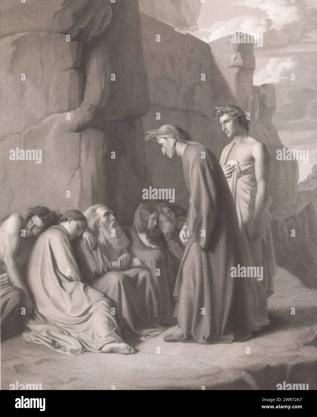 Dante Alighieri in Hell, accompanied by Publius Vergilius Maro, Le ...