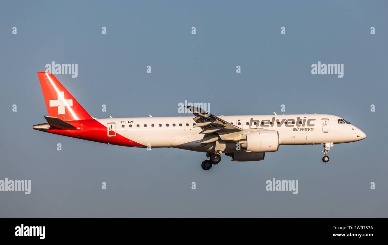 Embraer e2 helvetic airways hi-res stock photography and images - Alamy