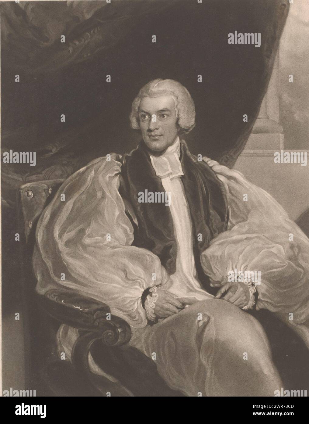 Portrait of William Howley, Archbishop of Canterbury, Portrait of ...