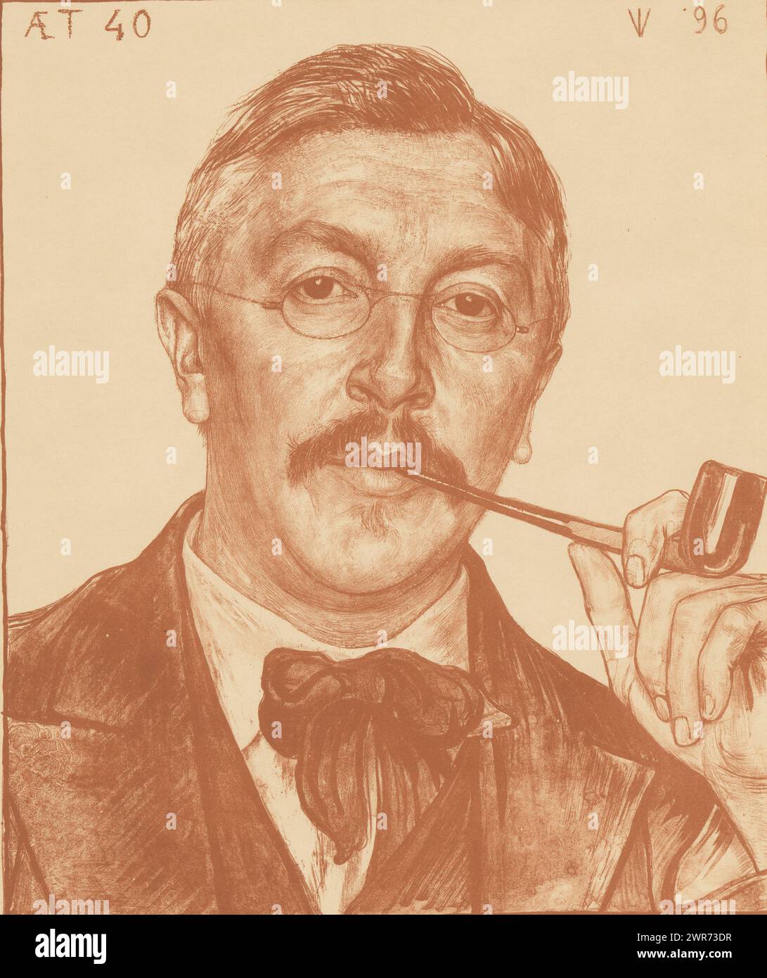 Portrait of Jac van Looij, Portraits of De Kroniek (series title), The ...