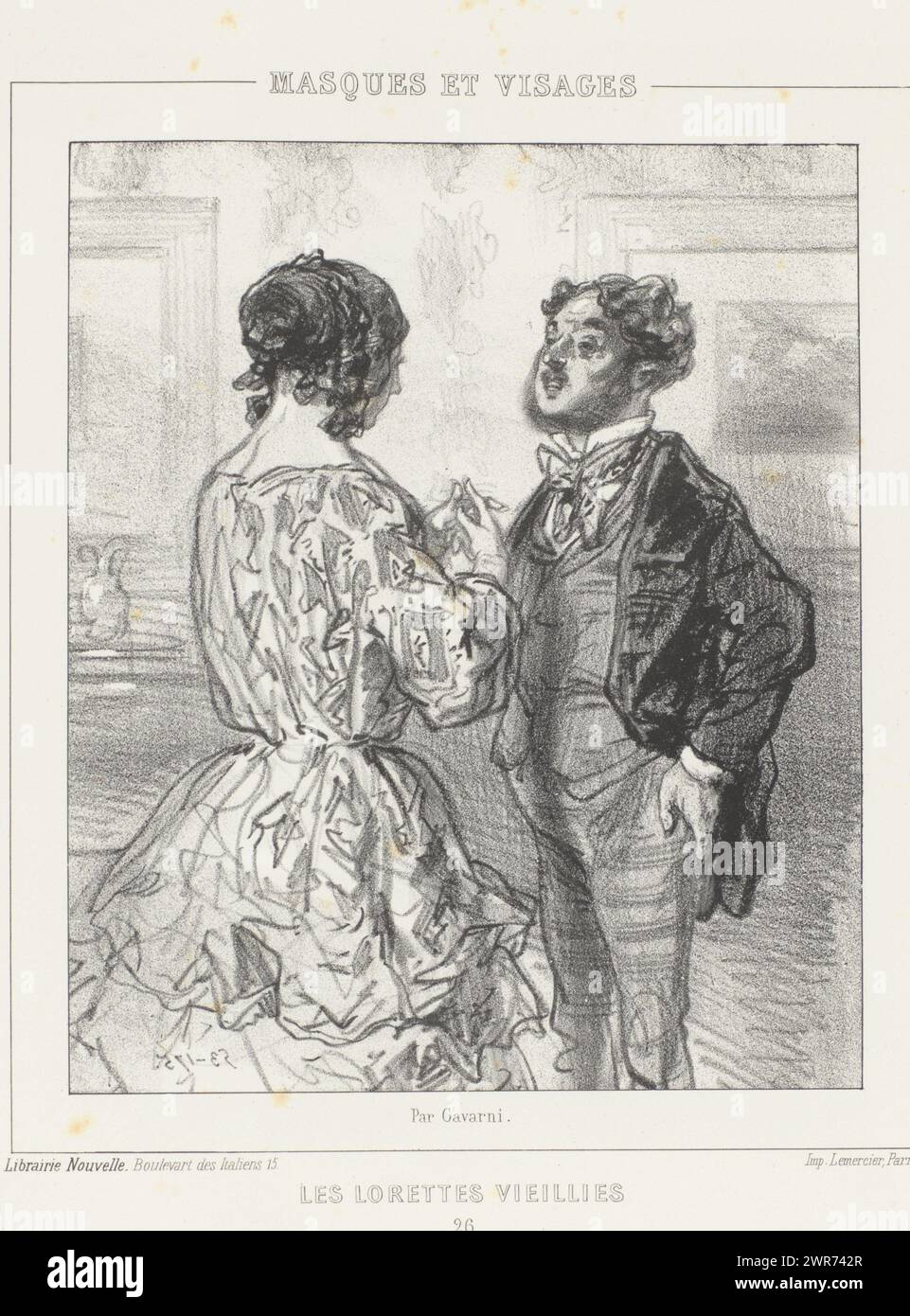 Young man complains to woman about her mother, Zoé, voilà ta mère qui ...