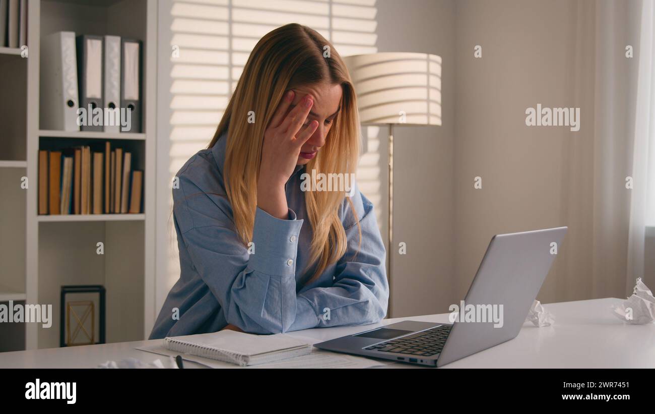 Bad feeling headache migraine painful head upset tired exhausted ...