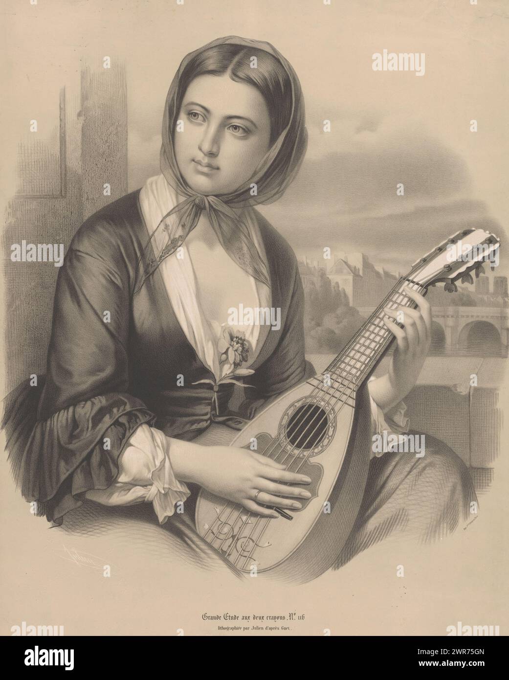 Woman playing mandolin hi-res stock photography and images - Alamy