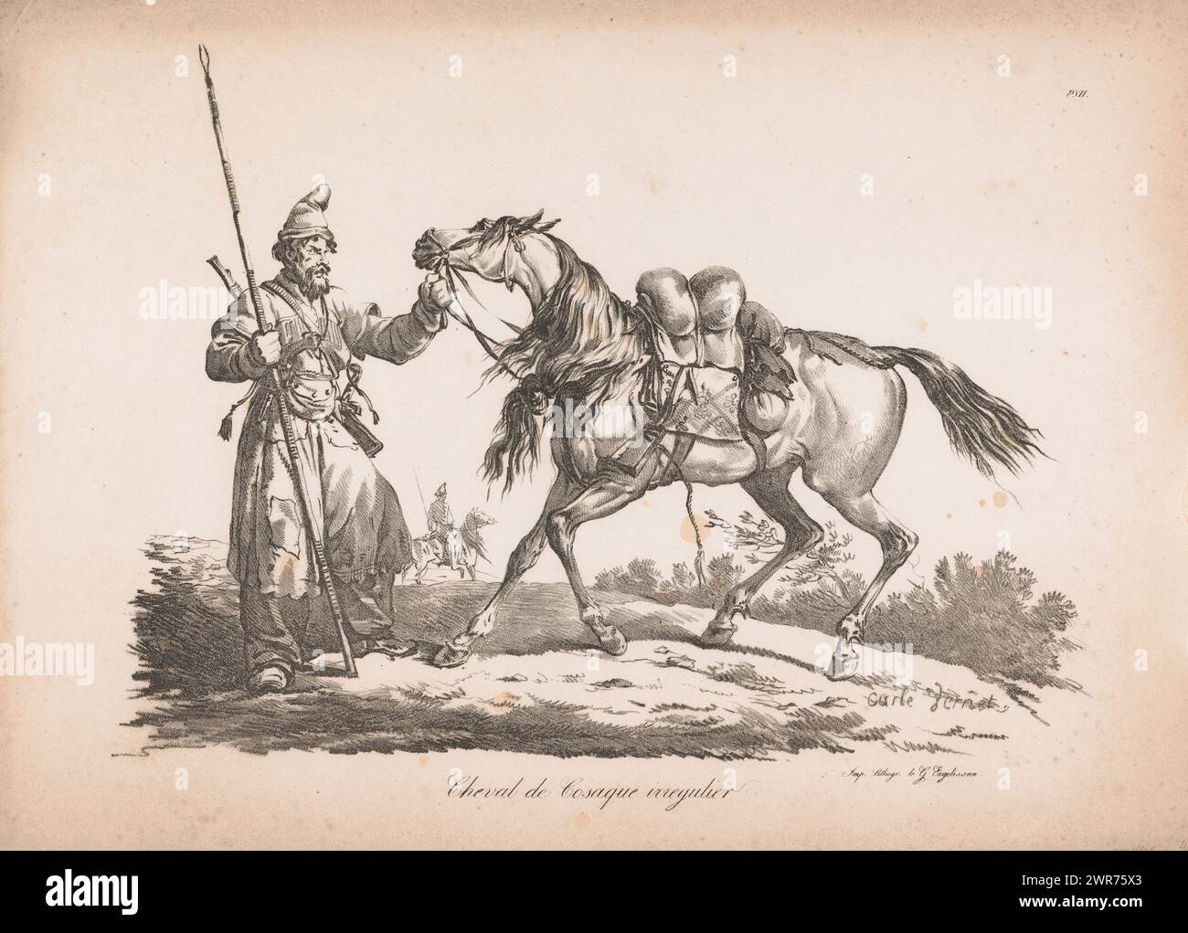 Cheval de cosaque irregulier hi-res stock photography and images - Alamy