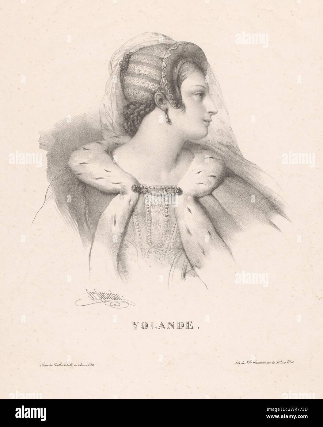 Ou recueil de vingt cinq portraits de fantaisie hi-res stock ...
