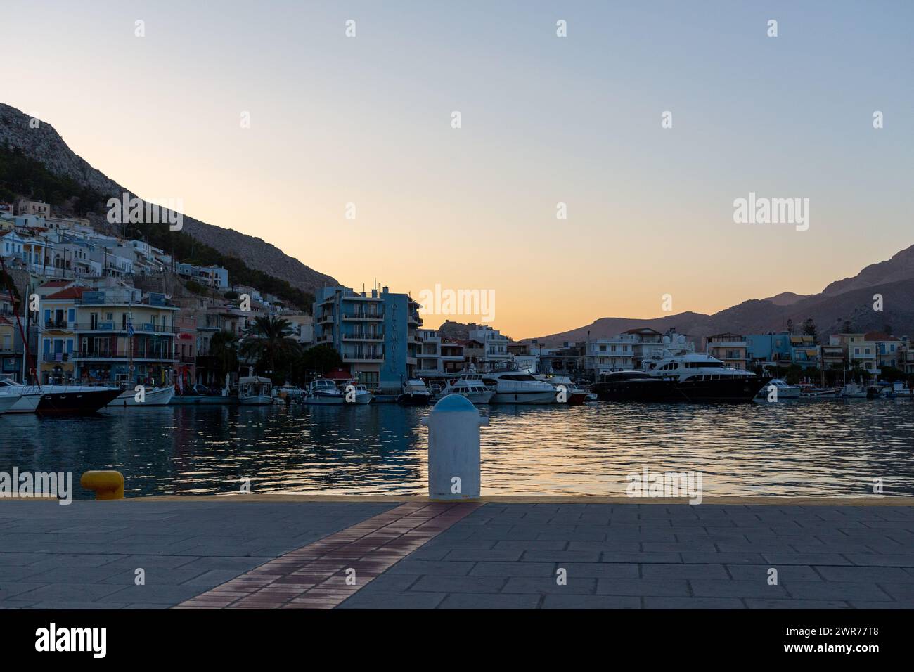Kalymnos Port, Pothia, Kalymnos, Greece Stock Photo - Alamy