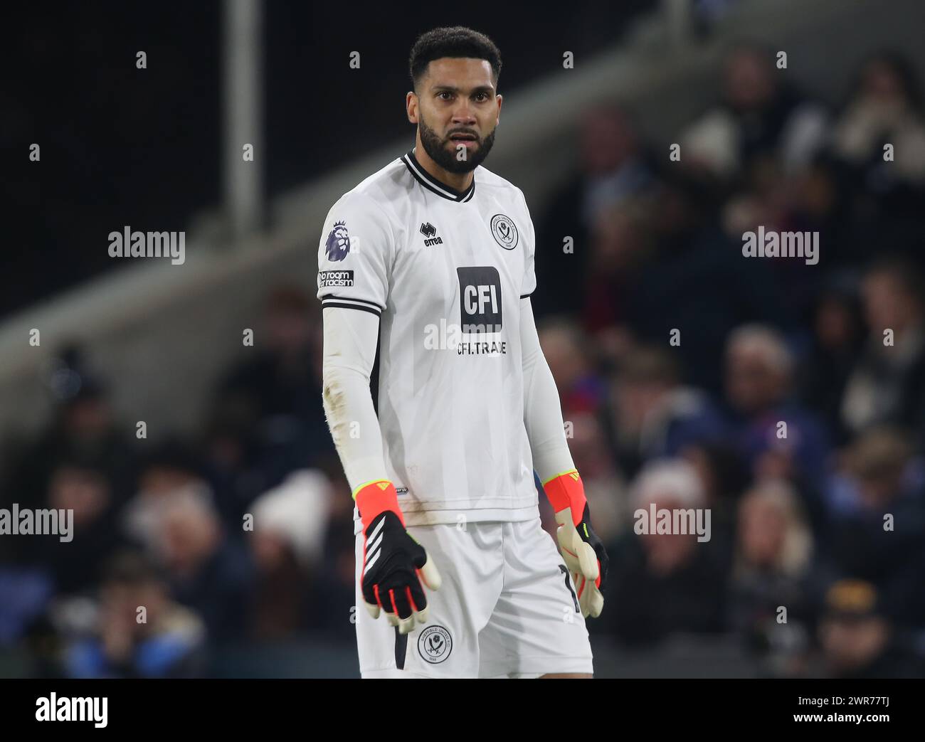 Wes Foderingham of Sheffield United. - Crystal Palace v Sheffield ...