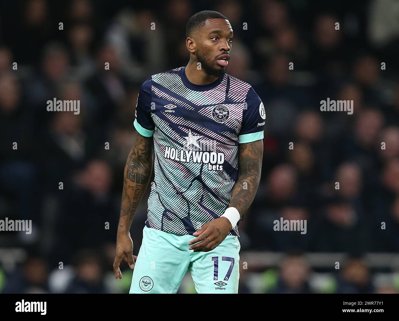 Ivan Toney of Brentford. - Tottenham Hotspur v Brentford, Premier ...