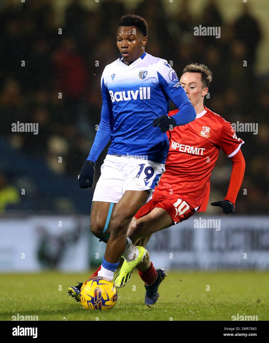 Jorge Hurtado of Gillingham. - Gillingham v Swindon Town, Sky Bet ...