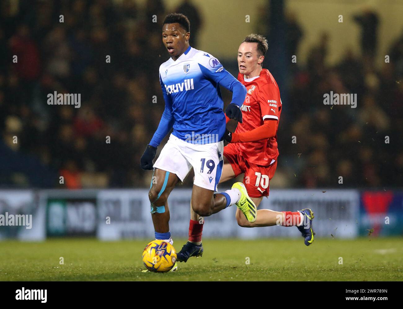 Jorge Hurtado of Gillingham. - Gillingham v Swindon Town, Sky Bet ...