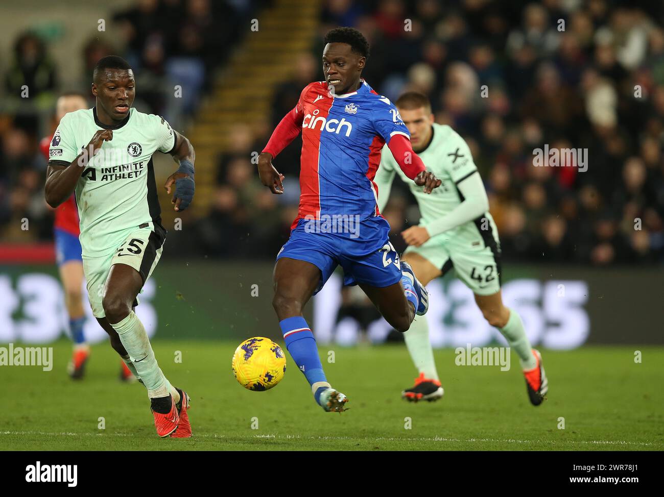 Naouirou Ahamada of Crystal Palace. - Crystal Palace v Chelsea, Premier ...