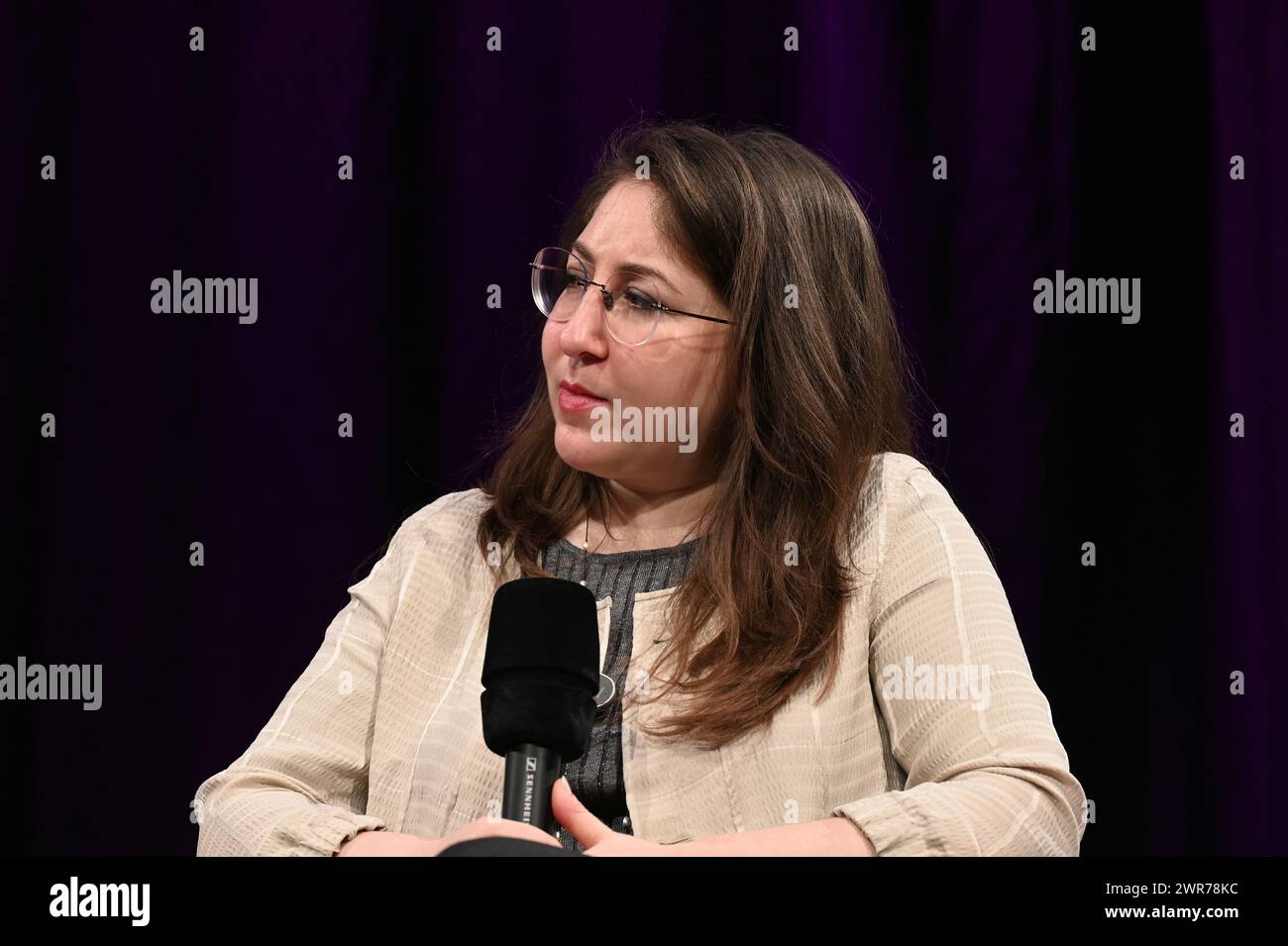 Cologne, Germany. 10th Mar, 2024. The German-American author Deborah ...