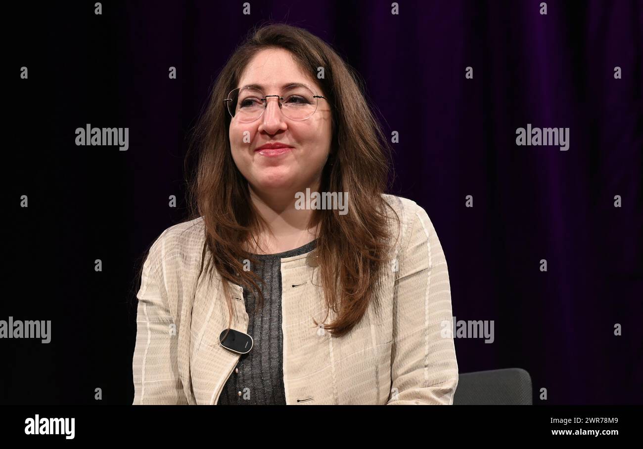 Cologne, Germany. 10th Mar, 2024. The German-American author Deborah ...