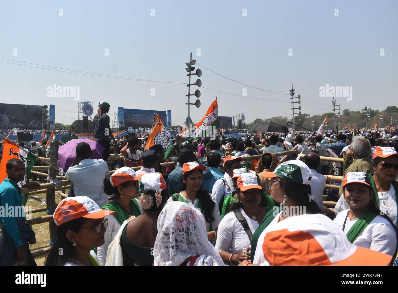 Kolkata, India. 10th Mar, 2024. TMC (All India Trinamool Congress ...