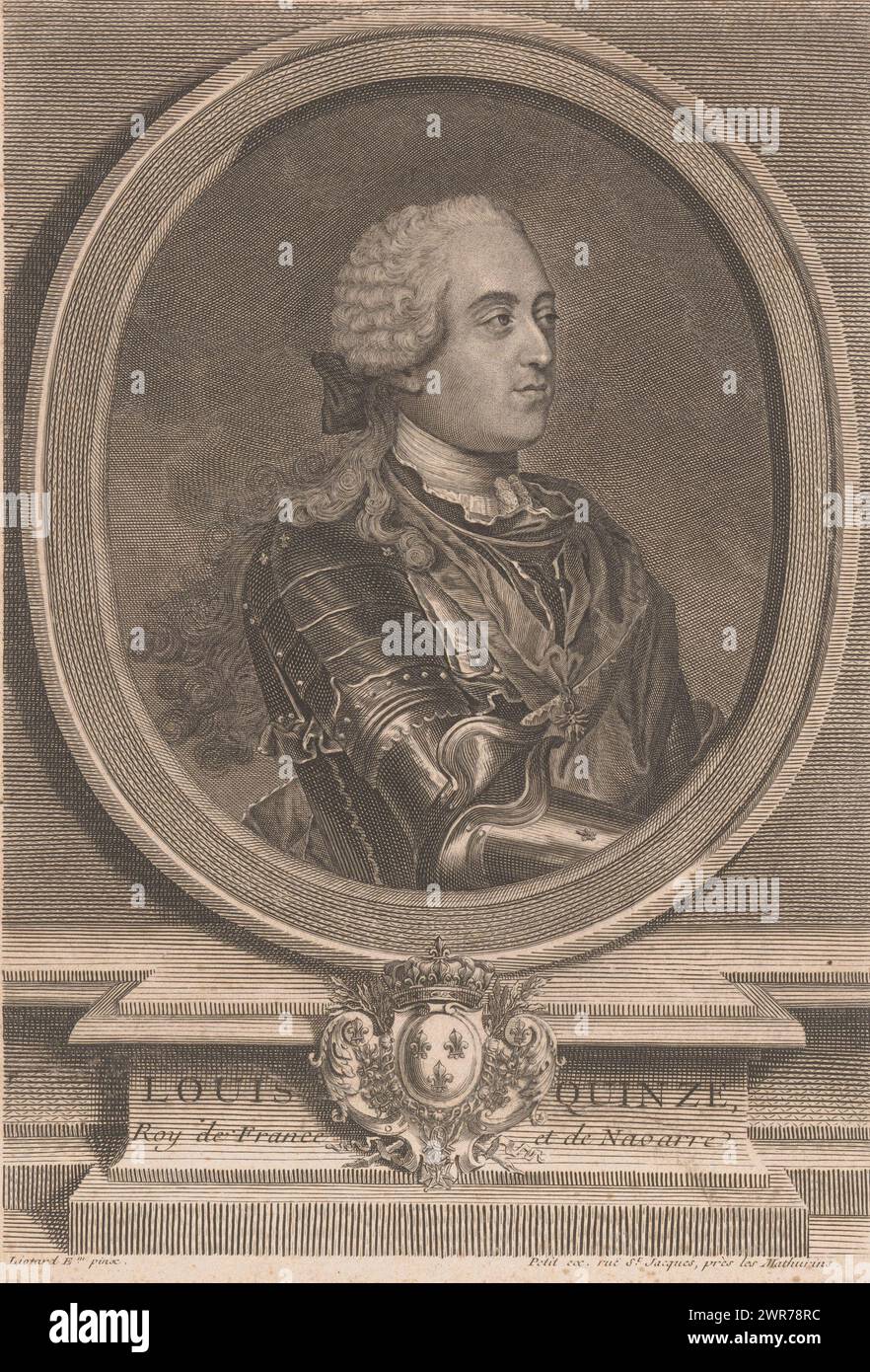 Louis quinze roy de france et de navarre hi-res stock photography and ...