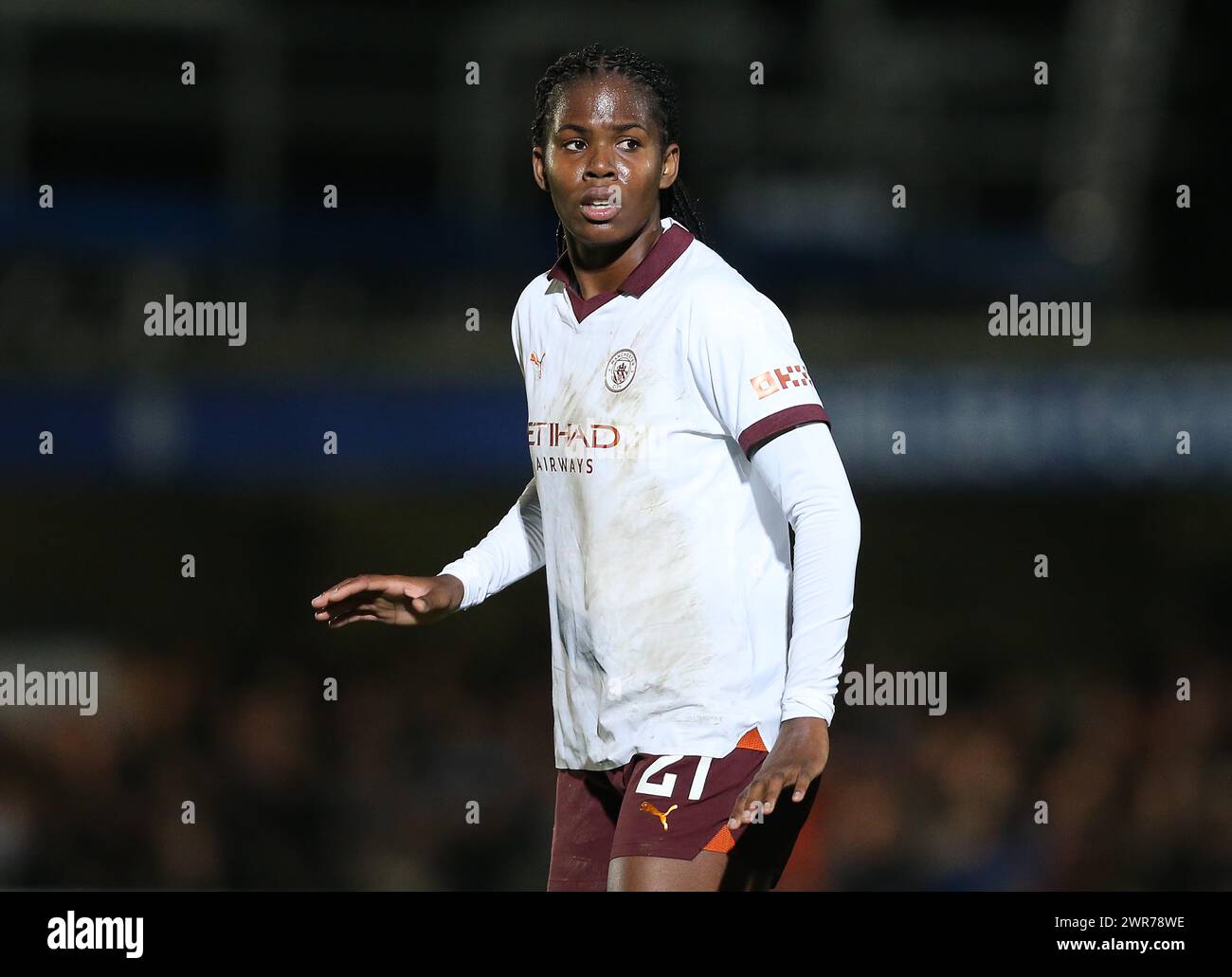 Khadija Shaw of Manchester City Women. - Chelsea Women v Manchester ...