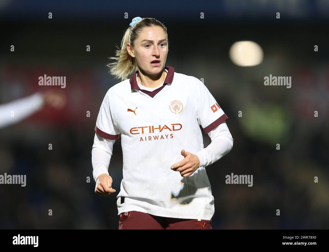 Laura Coombs of Manchester City Women. - Chelsea Women v Manchester ...