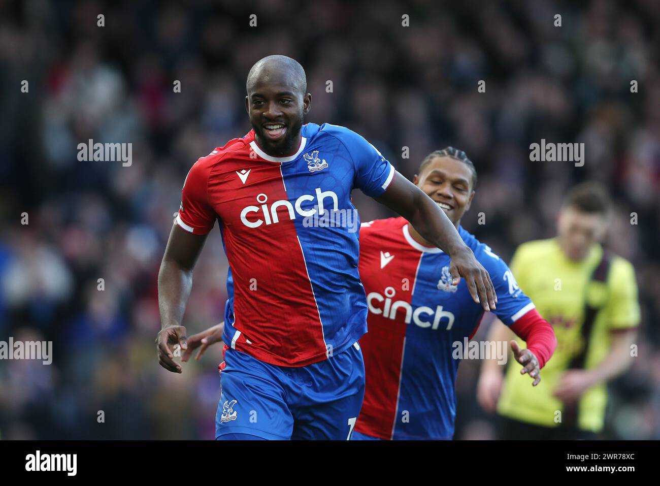 GOAL 3-0, Jean-Philippe Mateta of Crystal Palace goal celebration ...