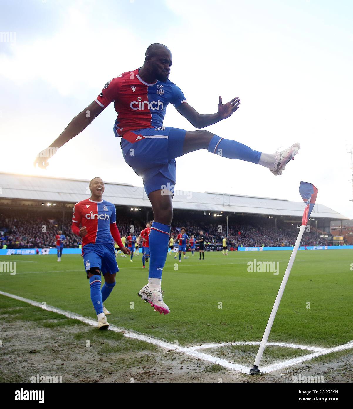 GOAL 3-0, Jean-Philippe Mateta of Crystal Palace goal celebration ...