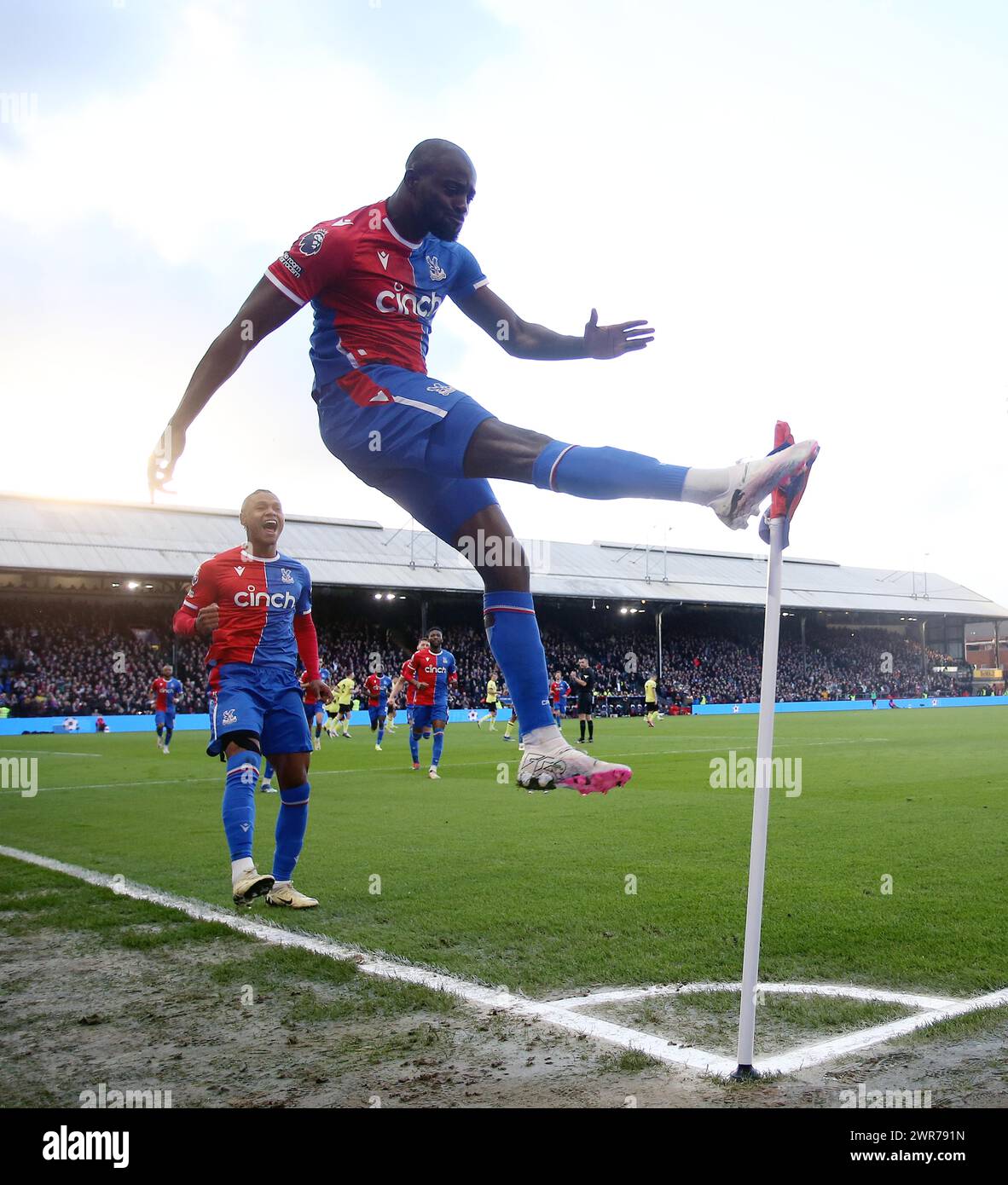GOAL 3-0, Jean-Philippe Mateta of Crystal Palace goal celebration ...