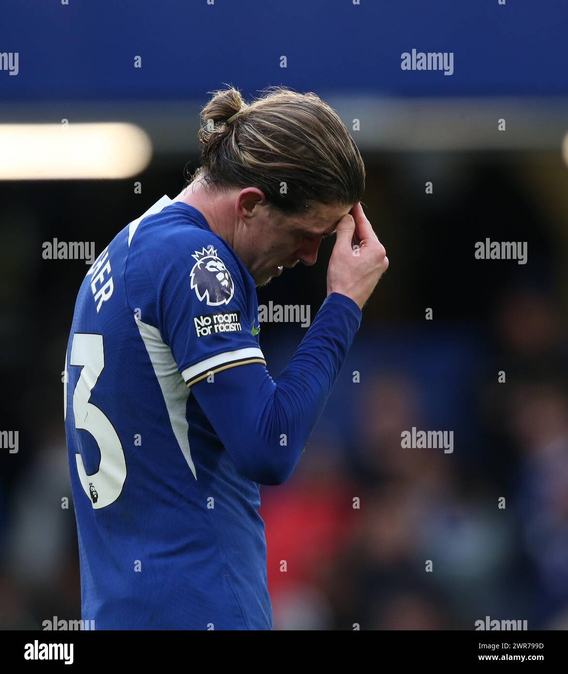 Conor Gallagher of Chelsea looks disappointed & dejected. - Chelsea v ...
