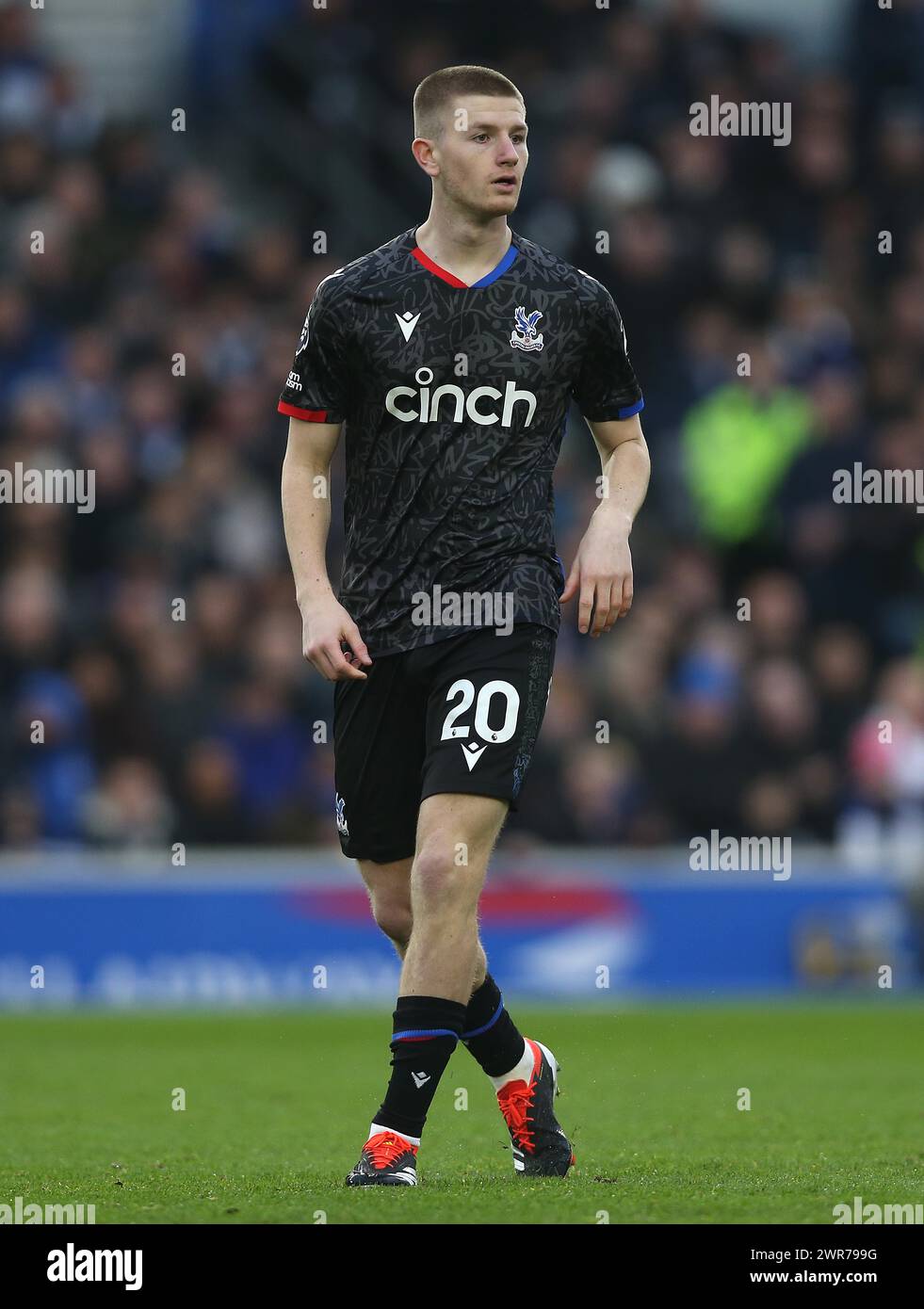 Adam Wharton of Crystal Palace on his debut. - Brighton & Hove Albion v ...