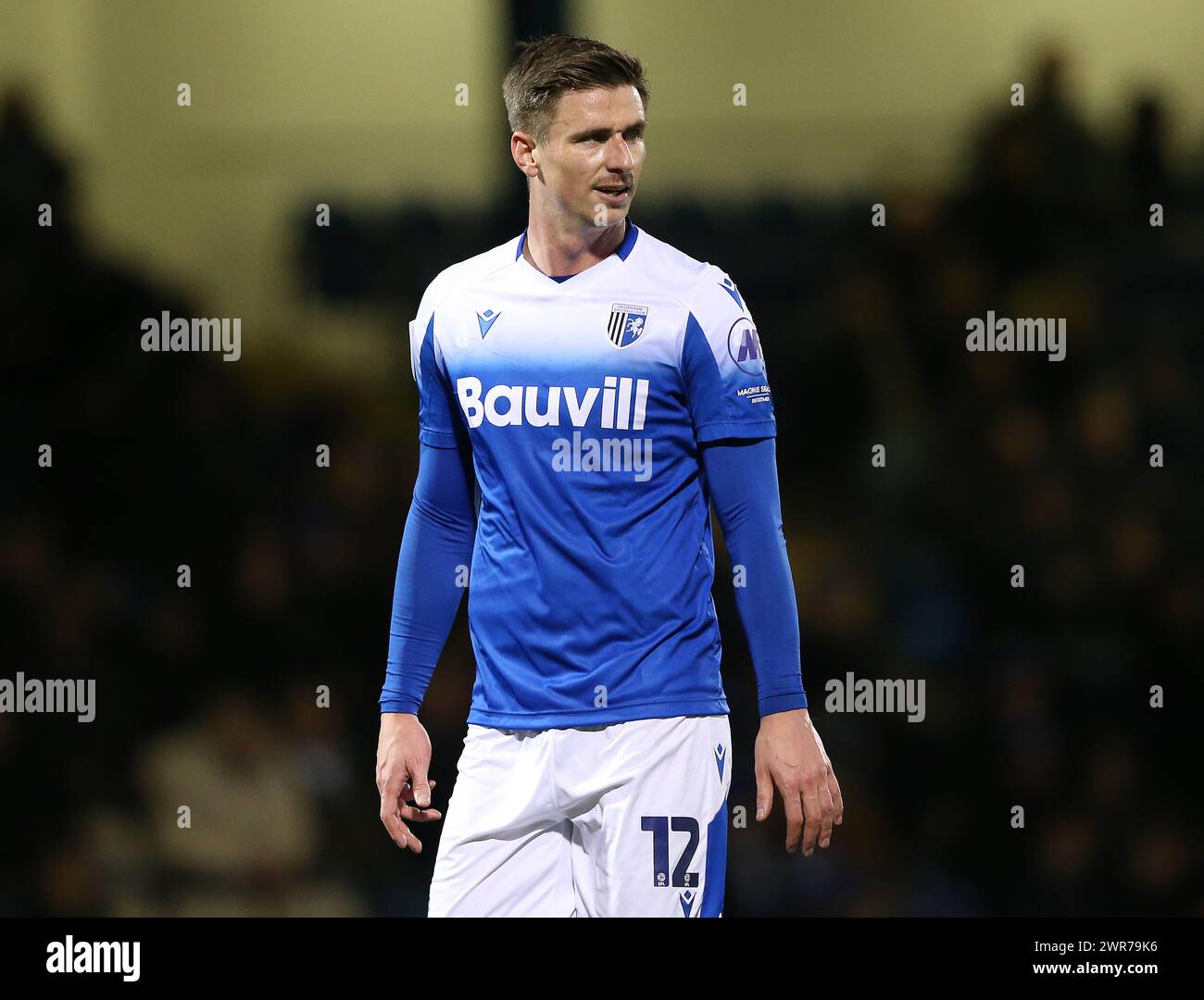 Oliver Hawkins of Gillingham. - Gillingham v Stockport County, Sky Bet ...