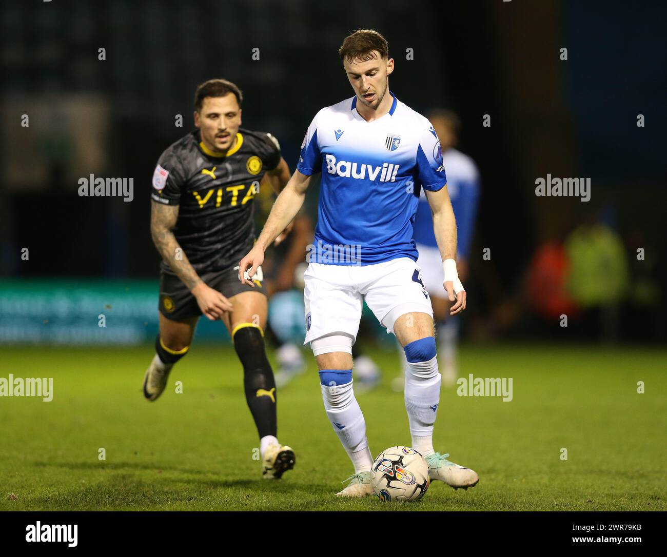 Conor Masterson of Gillingham. - Gillingham v Stockport County, Sky Bet ...