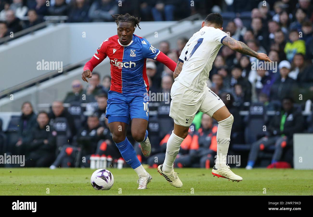 Eberechi Eze of Crystal Palace. - Tottenham Hotspur v Crystal Palace ...
