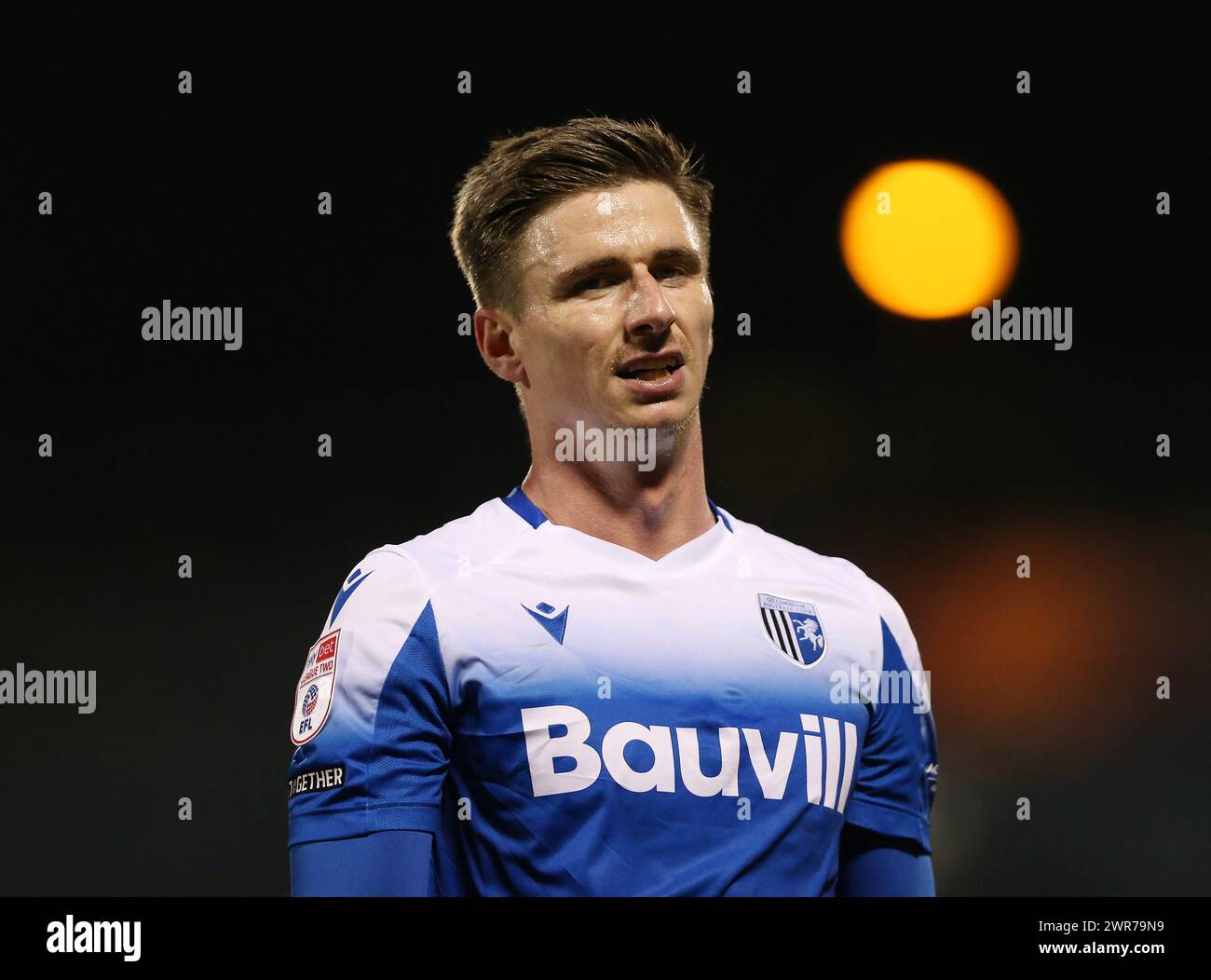 Oliver Hawkins of Gillingham. - Gillingham v Stockport County, Sky Bet ...