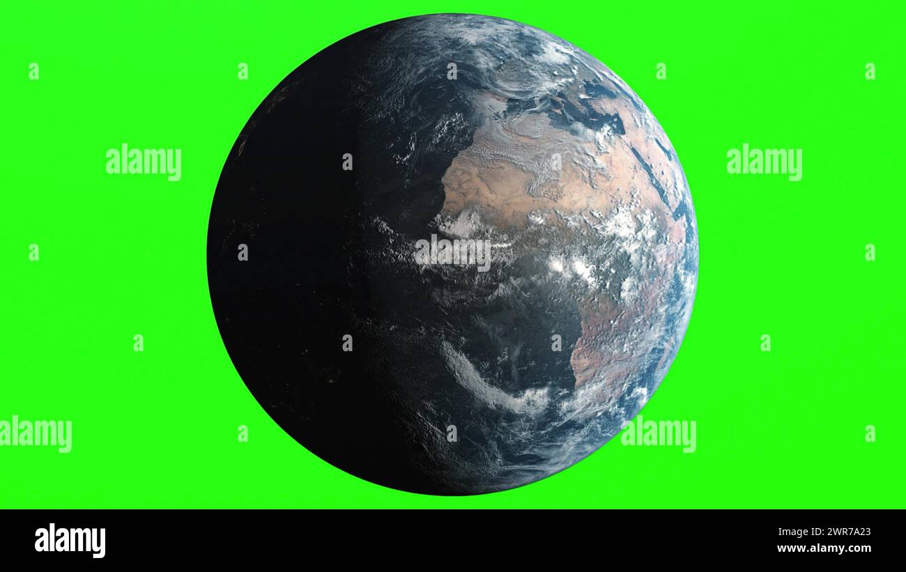 Realistic Earth. Perfect for your own background using green screen ...