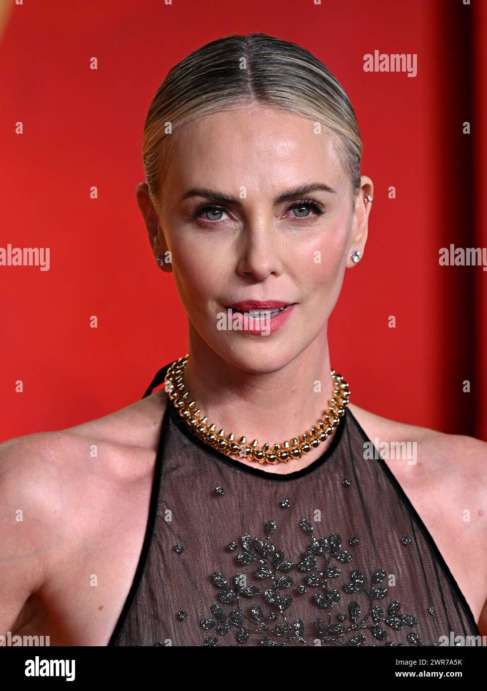 Los Angeles, USA. March 10th, 2024. Charlize Theron arriving at the ...