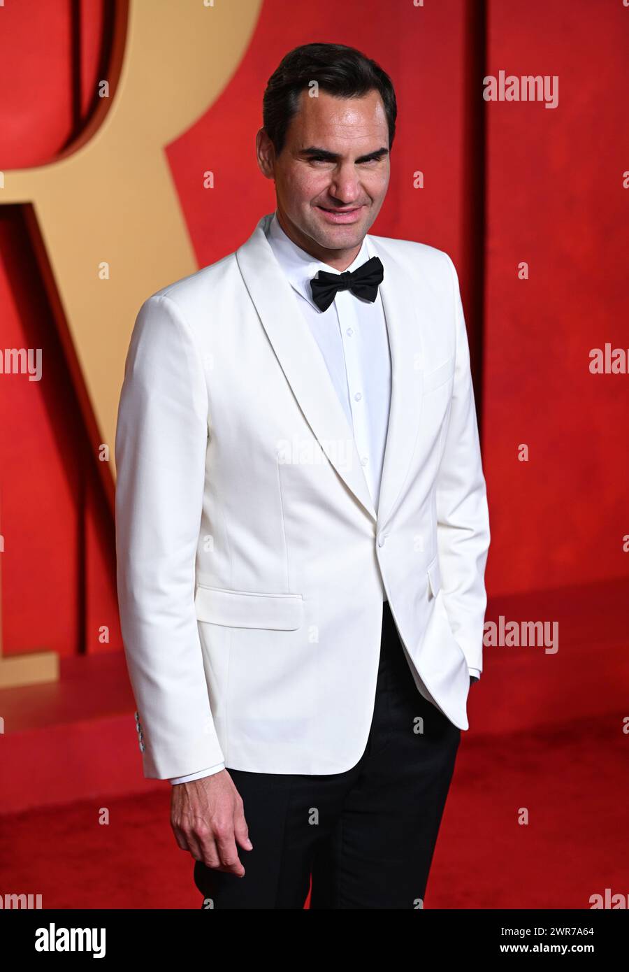 Los Angeles, USA. March 10th, 2024. Roger Federer arriving at the ...