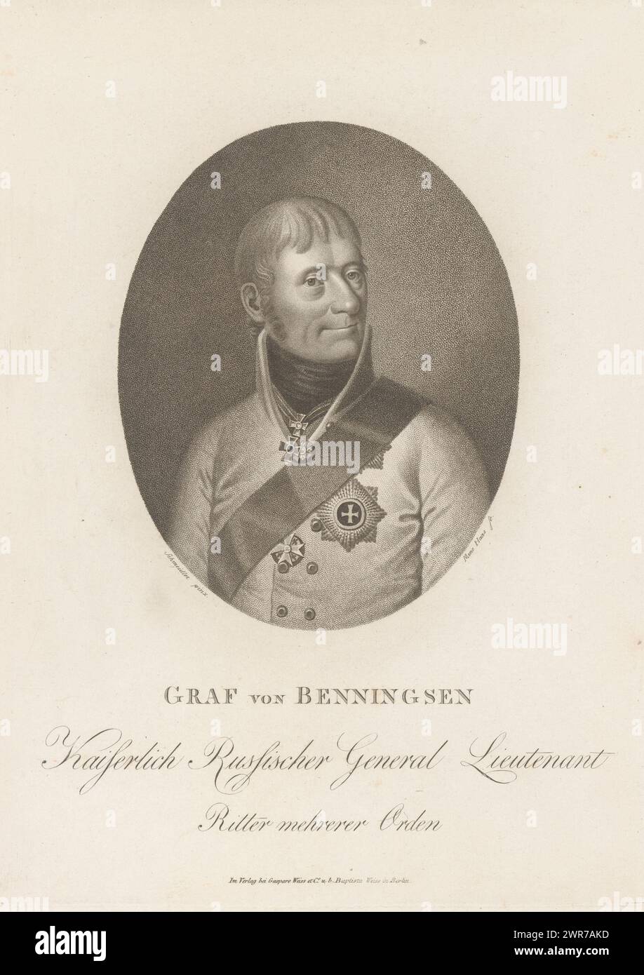 Levin august gottlieb graf von bennigsen hi-res stock photography and ...