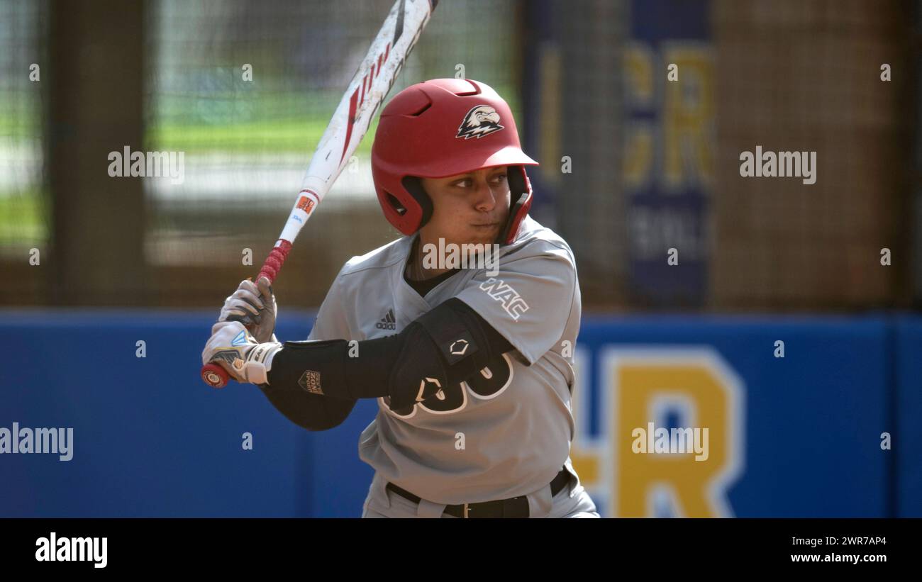 Southern Utah's Taralyn Ollison (29) bats during an NCAA softball game ...