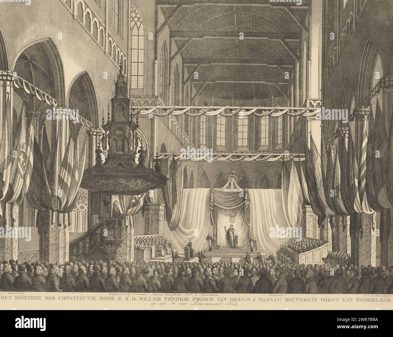 Inauguration of Willem I Frederik as sovereign prince, The oath of the ...