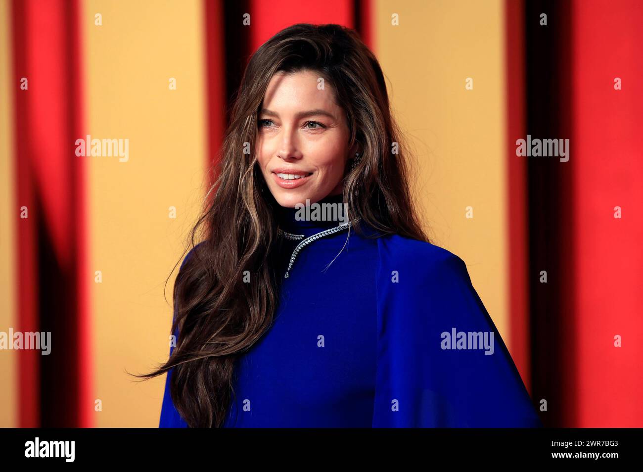 Jessica Biel bei der Vanity Fair Oscar Party 2024 anlässlich der 96 ...