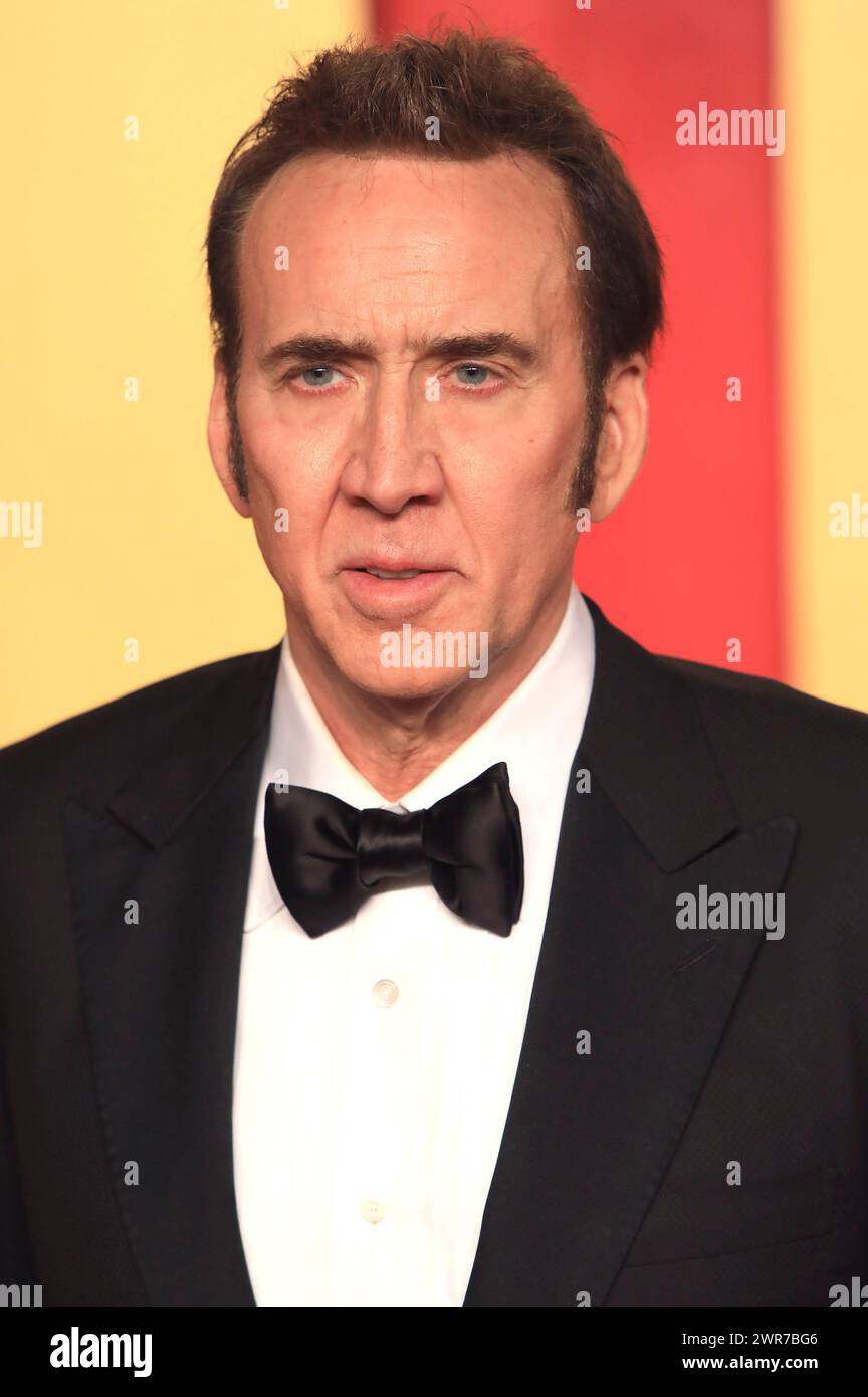 Nicolas Cage bei der Vanity Fair Oscar Party 2024 anlässlich der 96 ...