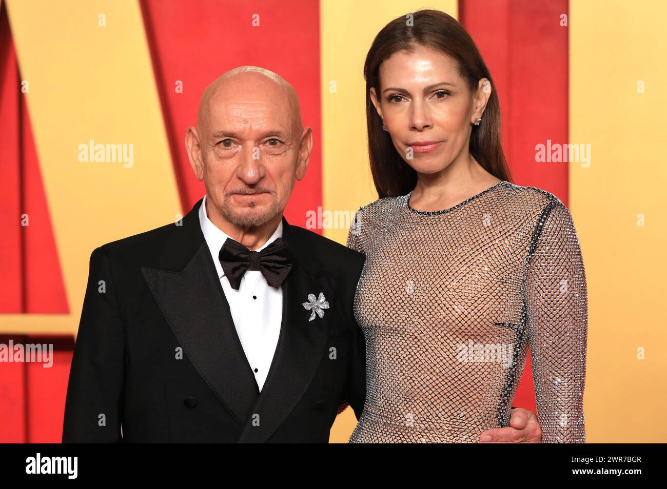 Ben Kingsley mit Ehefrau Daniela Lavender bei der Vanity Fair Oscar ...