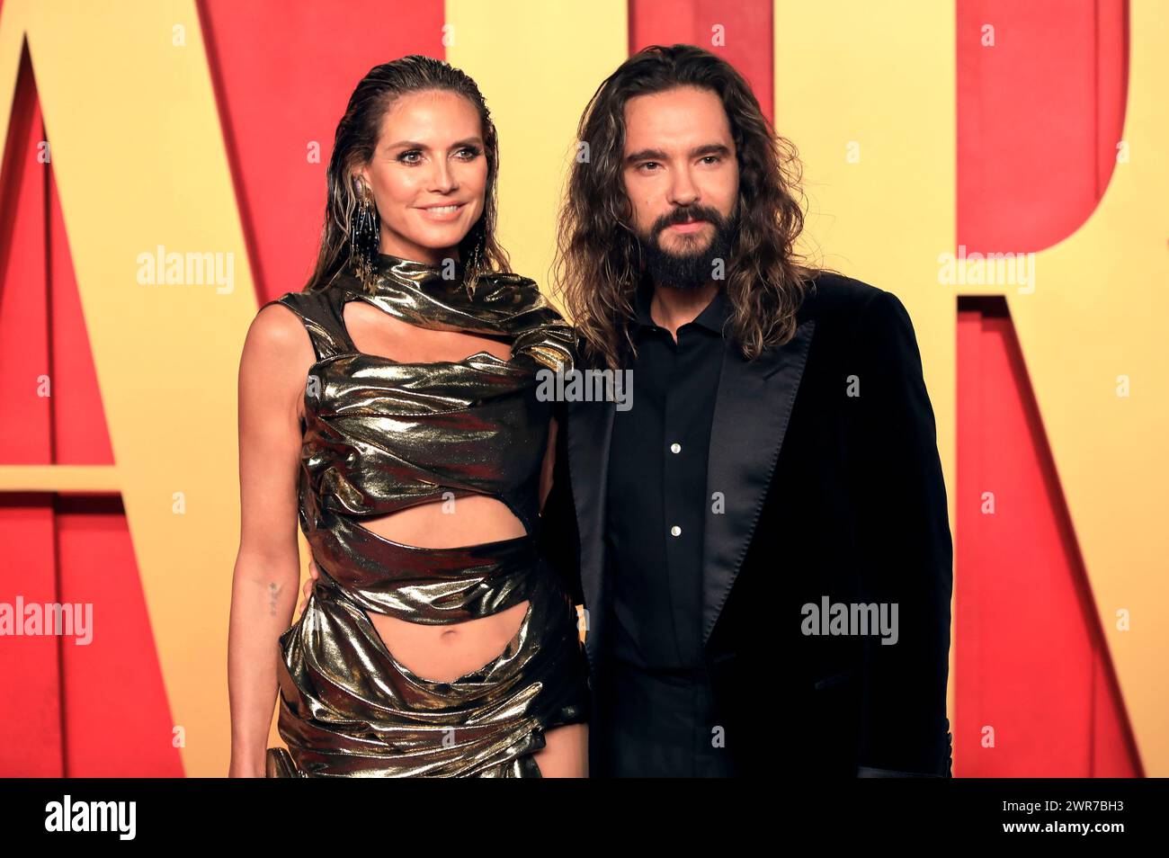 Heidi Klum mit Ehemann Tom Kaulitz bei der Vanity Fair Oscar Party 2024 ...