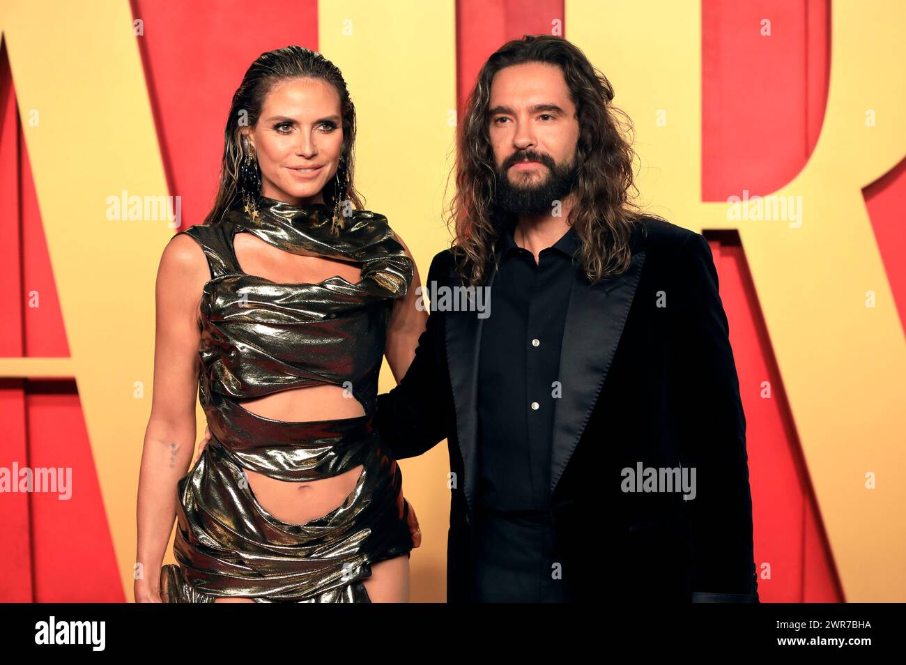 Heidi Klum mit Ehemann Tom Kaulitz bei der Vanity Fair Oscar Party 2024 ...