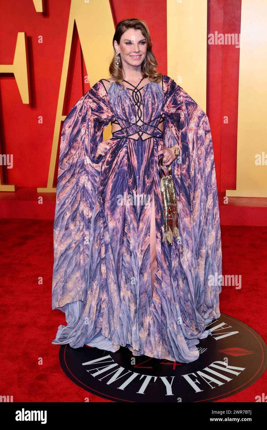 Angela Lindvall bei der Vanity Fair Oscar Party 2024 anlässlich der 96 ...